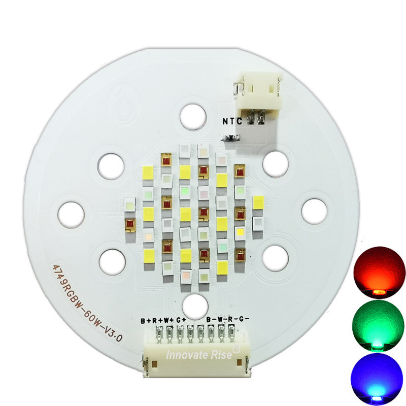 RGBW Empat-dalam-Satu COB Sumber Cahaya Lampu Pentas LED Lampu Sorot ...