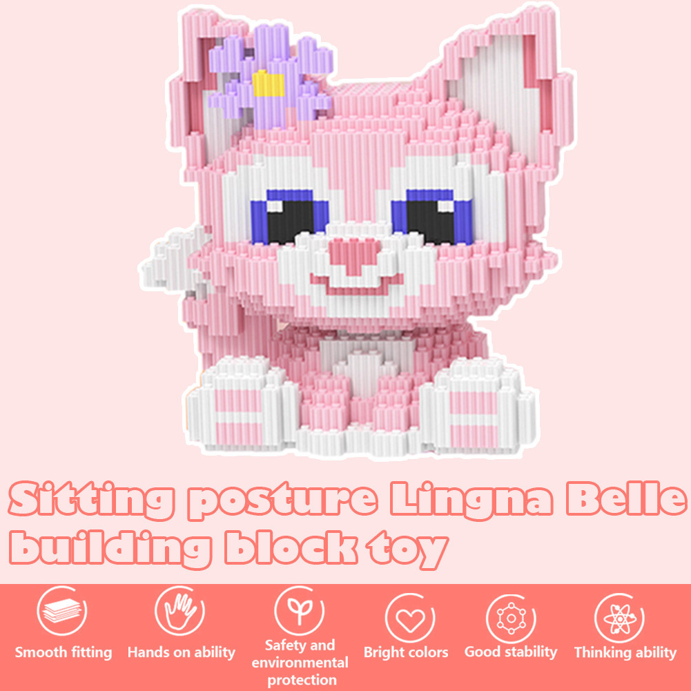 Girls Toys Kuromi Brick Sanrio Bricks Blocks Cartoon Characters Mini ...