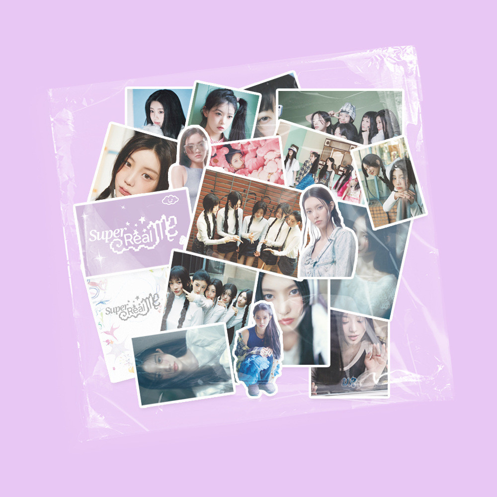 101pcs/set ILLIT New Album SUPER REALME Photo Stickers YUNAH MINJU MOKA ...