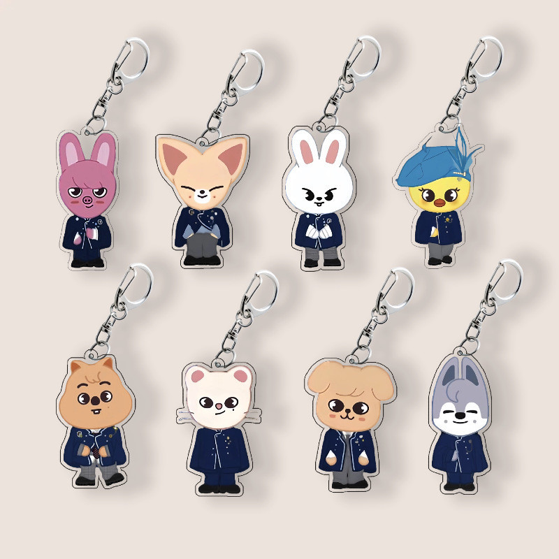 Stray Kids Huang Hyun Chen Lee Long Fu Han Ji Cheng Merchandise Pendant Bag Keychain 994 ...