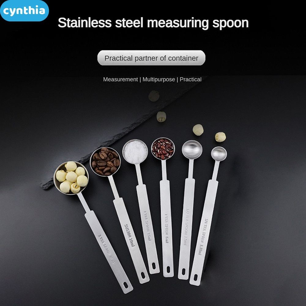 Coffee Measuring Spoons Stainless Steel Seasoning Coffee Tea Measuring ...