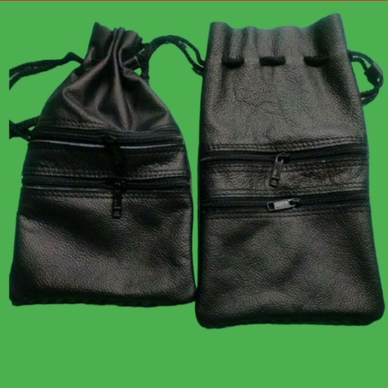 Uncang Kulit Tebal 2 zip saiz 9*6 Inci (kedai Sri petaling) | Shopee ...