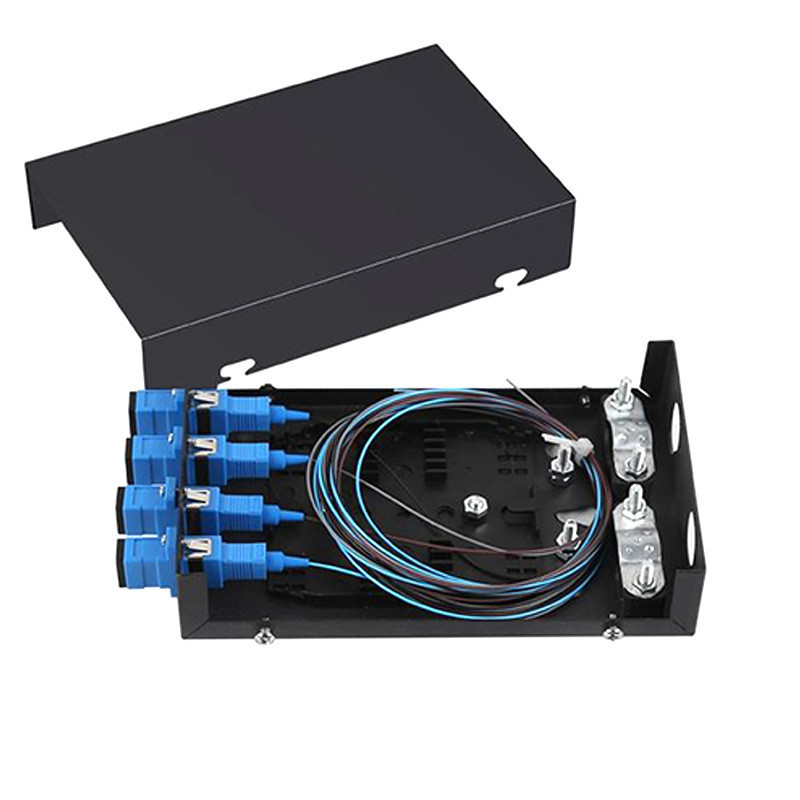 Full Loaded 4 Core Fiber Patch Panel SC LC ST FC FTTH Drop Cable Fiber ...