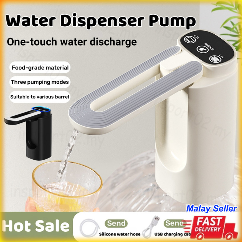 Folding Water Bottle Pump 3 Modes Quantitative One-touch Water ...