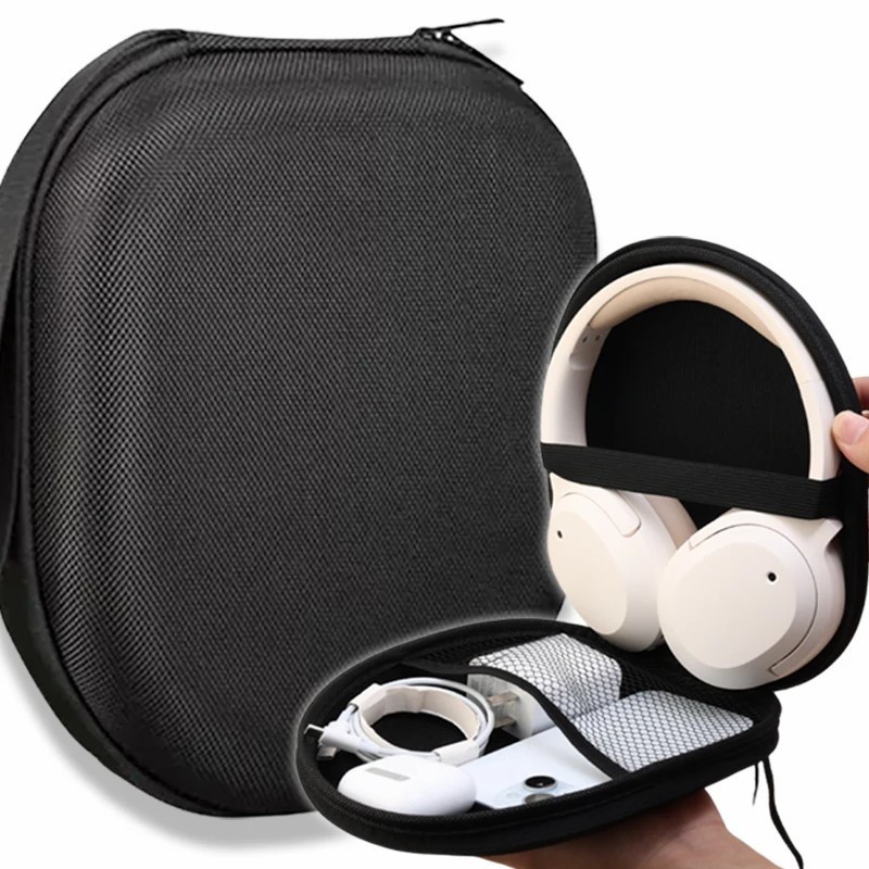 Universal Headphone EVA Storage Bag - Portable Headphone Carrying Case ...