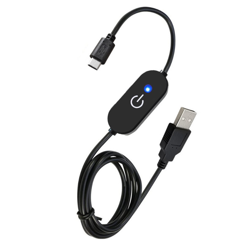 BDHA Usb To Type C Switch Control Cable Line Blue Indicator Light Test ...