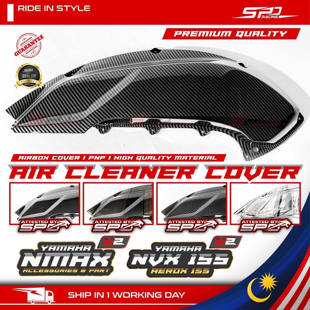 NVX Air Cleaner Cover I Air Filter Cover NEW TINTED Airbox Cover ...