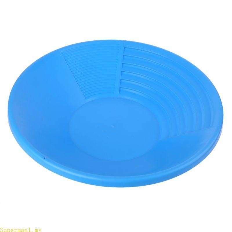Best Blue Gold Pan Plastic Pan Panning Mining Prospecting Gold Washing ...