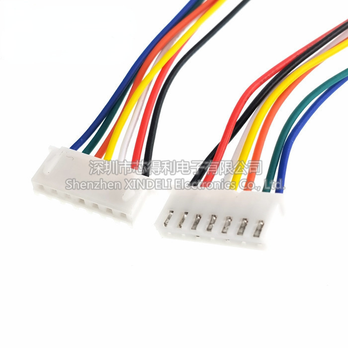 Single Head Wire XH2.54-2/3/4/5/6/7/8/9/10P Electronic Terminal Wire Tinned Length 20CM ...
