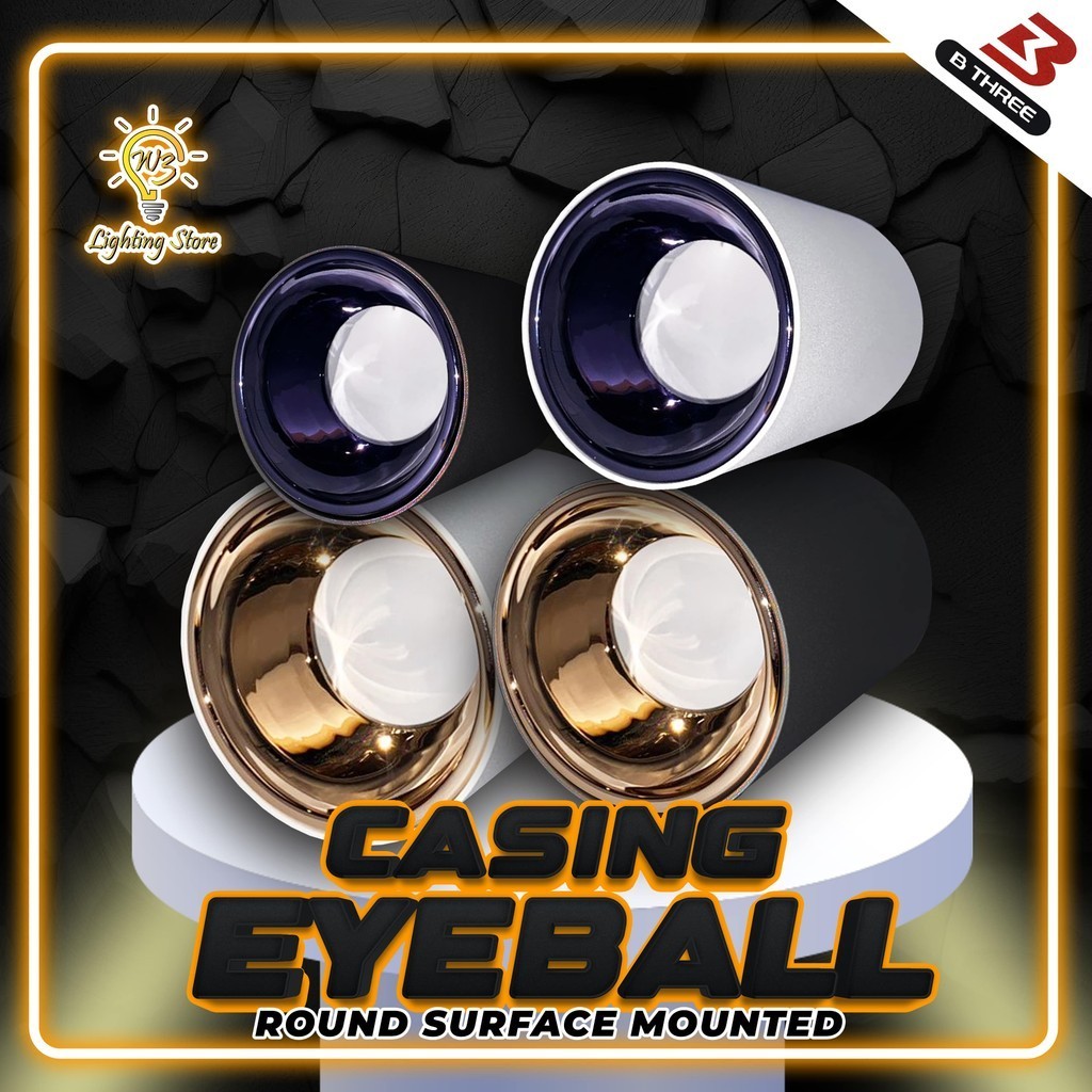 BO SURFACE LED EYE BALL FITTING GU10 | BK + RG | BK + GB | WH + RG | WH ...