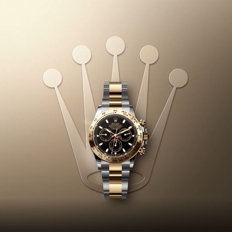 Rolex Skeleton Gold Mechanical Watch Men's Automatic Watch Luxury Top ...