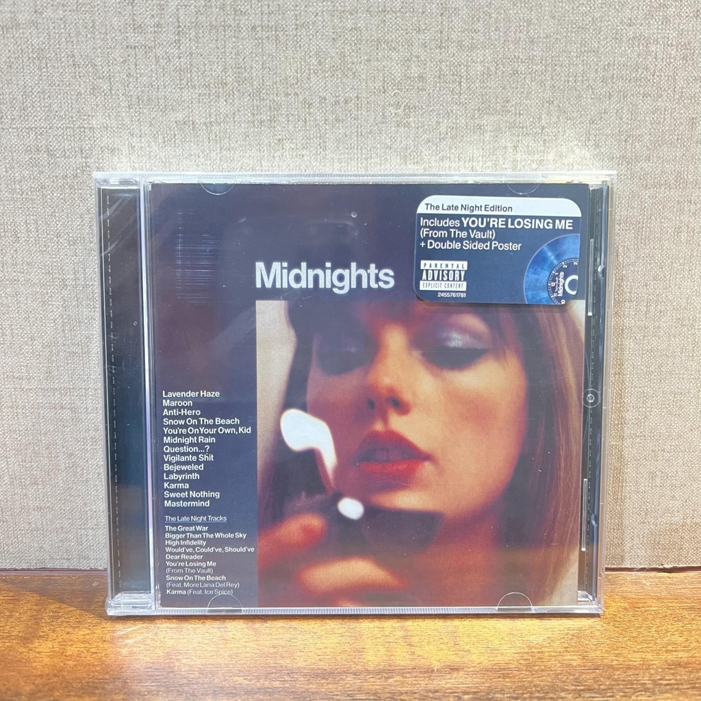 Original Taylor Swift Midnights The Late Night Deluxe Edition CD Album ...