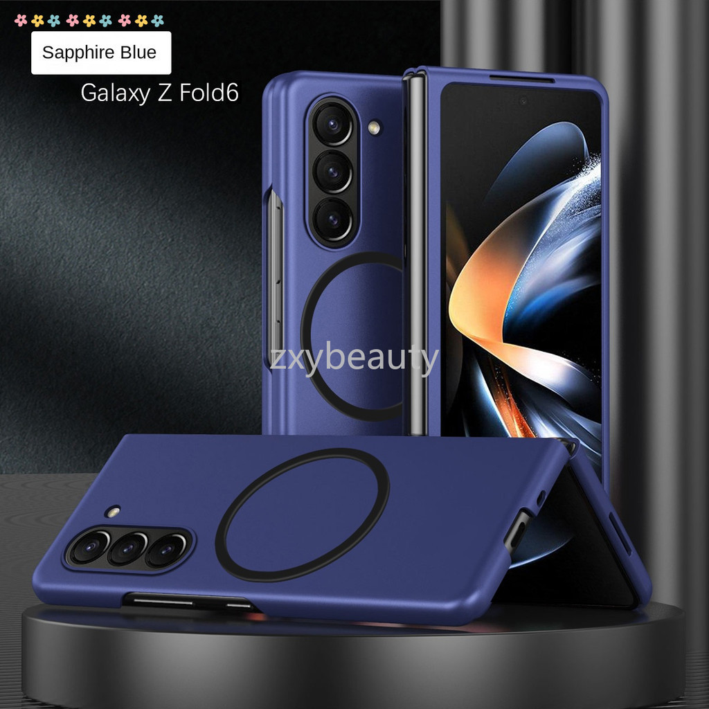 Casing For Samsung Galaxy Z Fold 6 5G 2024 Case Magnetic Thin Hard PC ...