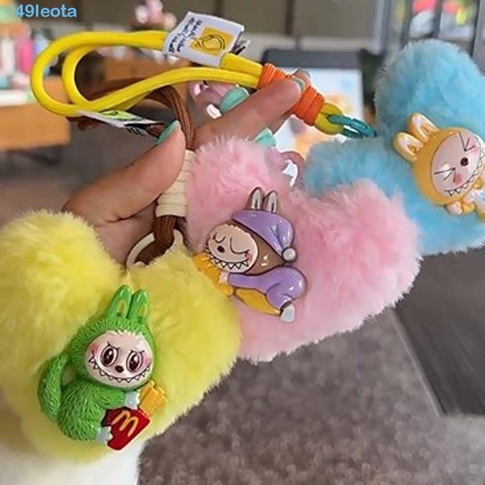 LEOTA Labubu Keychains, Plush Dolls Popmart Labubu Bag Hanging ...