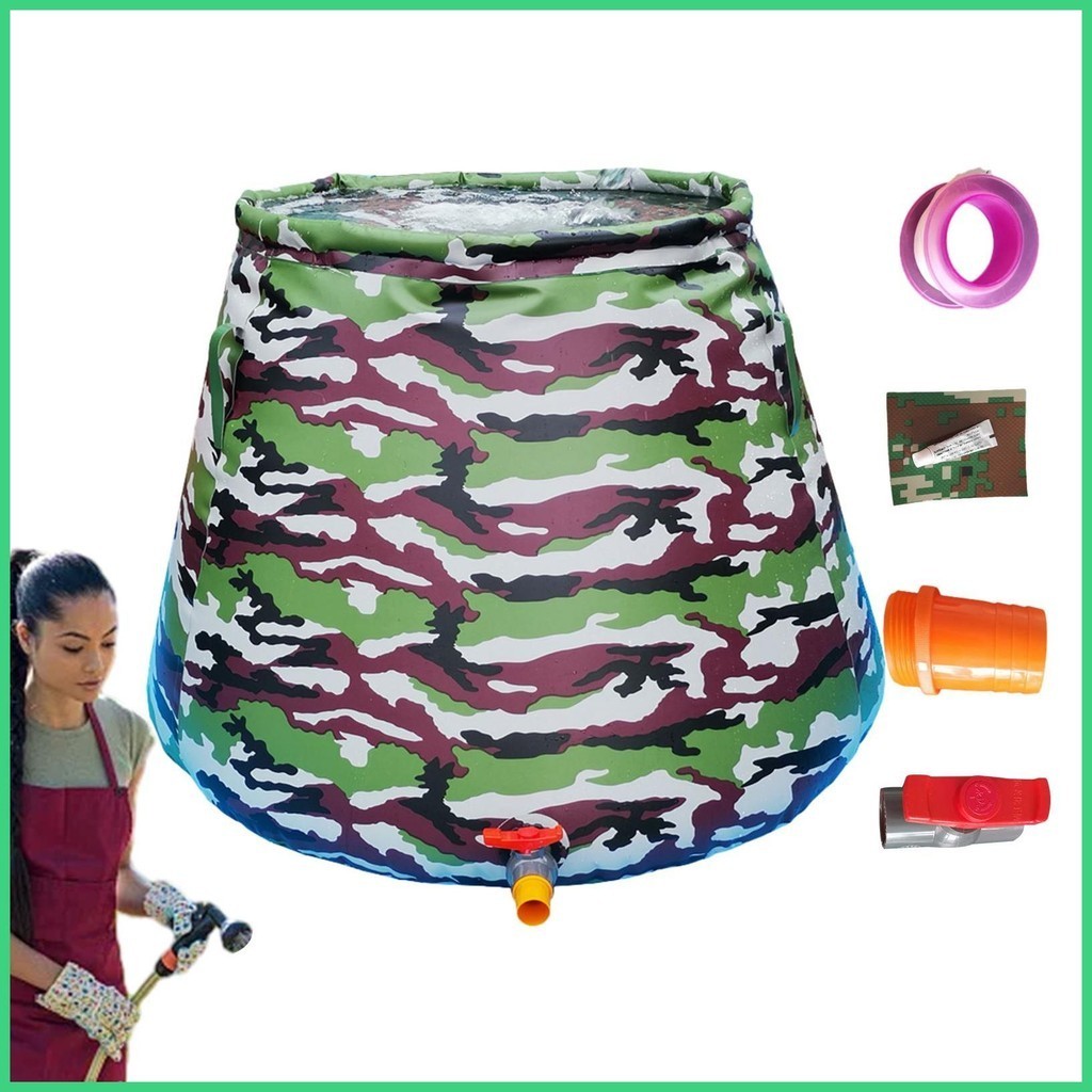 Camp Water Container Foldable Water Storage Bucket Portable Soft Water ...