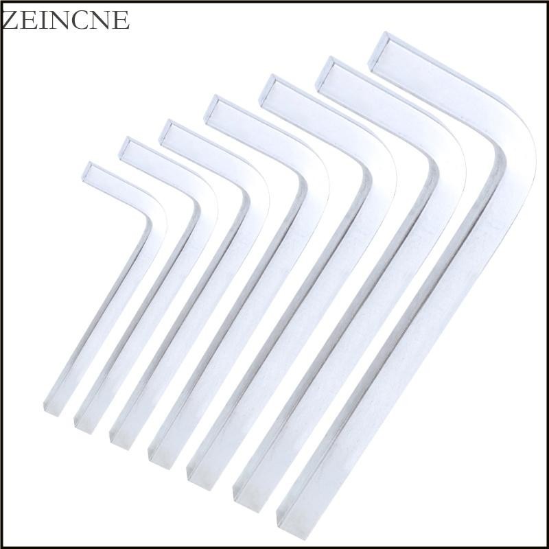 Zein 7PCS L shaped Wrench Key Set Square Head Key Wrench Screwdriver ...