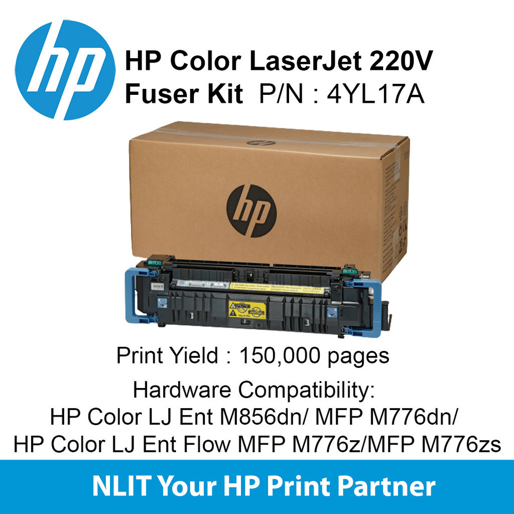HP LaserJet 220V Fuser Kit : Std : 150,000pgs : 4YL17A | Shopee Malaysia