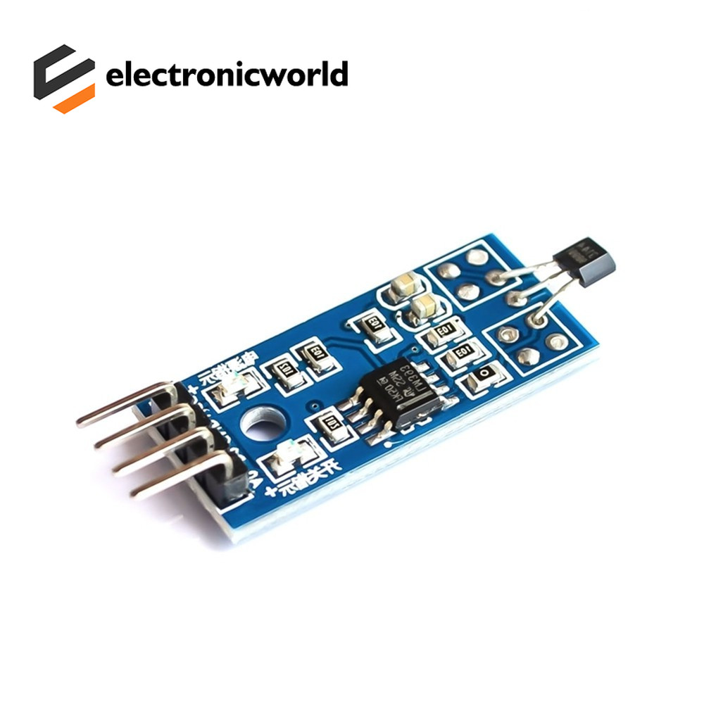 LM393 3144 Hall Sensor Module Hall Effect Sensor for Speed Measurement ...