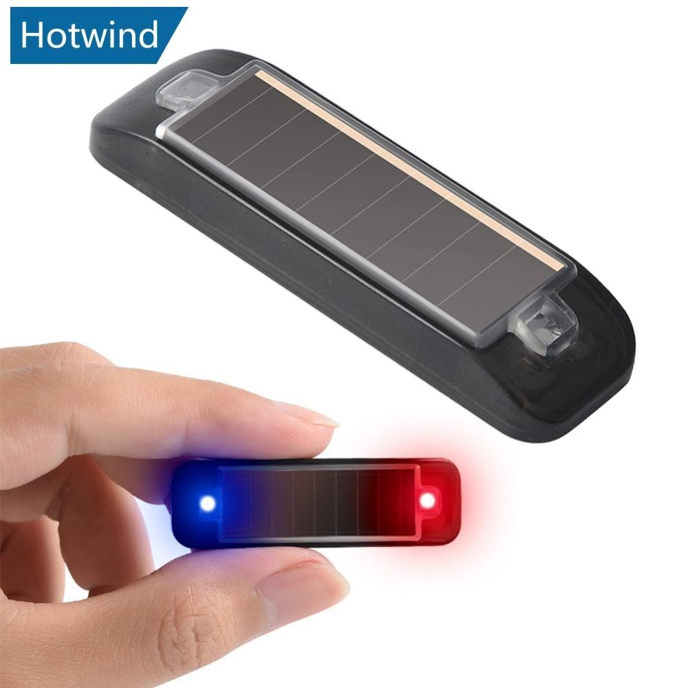 HW Car Solar Energy Warning Light LED Flashlight Indicator In-Night ...
