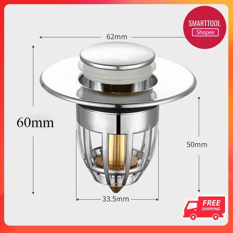 Lavabo copper core sink drain button, effective drainage stopper, odor ...