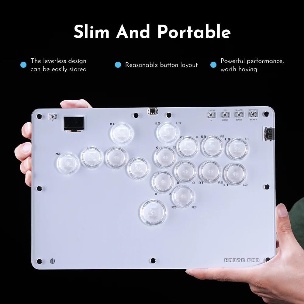 HITBOX Haute42 Joystick Arcade Hitbox Controller Button Rim leverless ...
