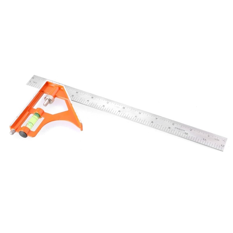 PCF* Stainless Steel 90 Degree Right Angles Ruler Combination Square ...