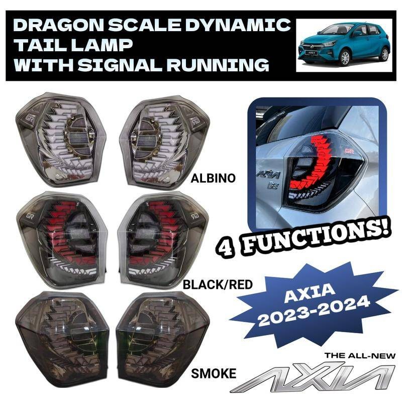 Dragon Scale Dynamic Tail Lamp With Signal Running LED New 2024 Light ...