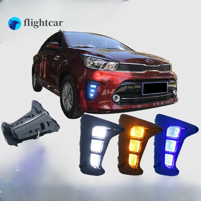 KIA Soluto Daytime Running light 2018 to 2023 front lamp LED Pegas ...