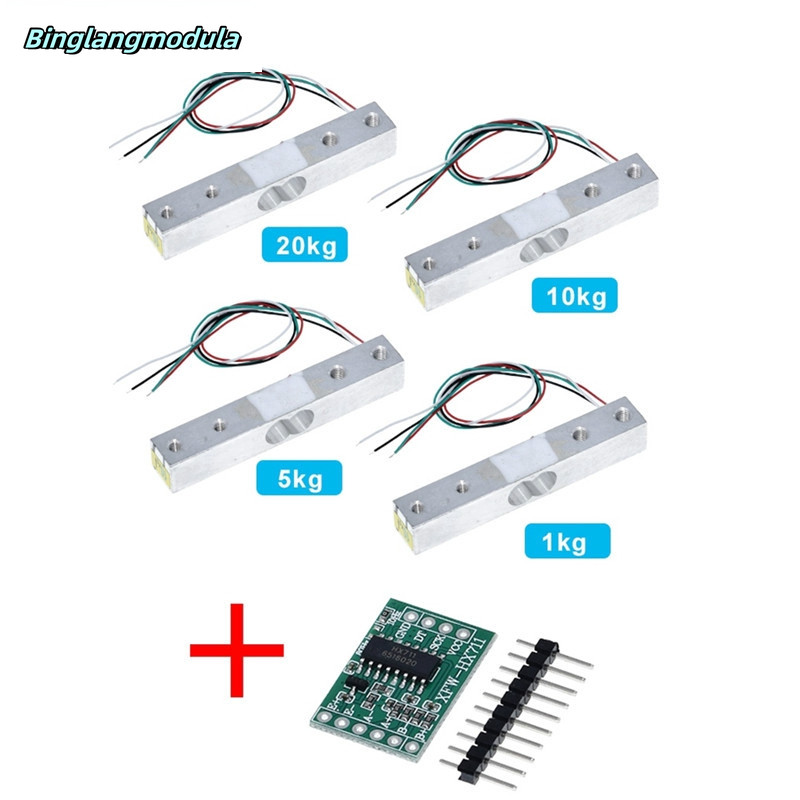 Load Cell 1KG 5KG 10KG 20KG HX711 AD Module Weight Sensor Electronic ...