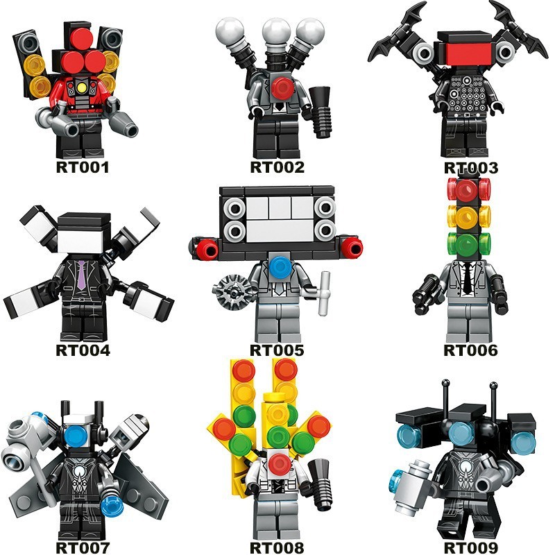 ST8A skibidi toilet block toys | Shopee Malaysia