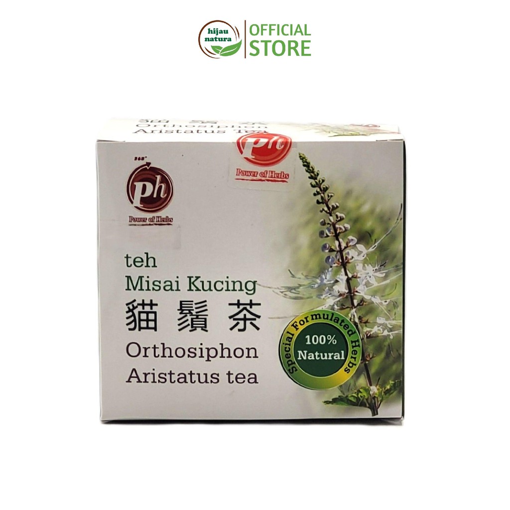 (Hijau Natura) Misai Kucing Tea [Halal] (30 sachets x 2g) | Shopee Malaysia