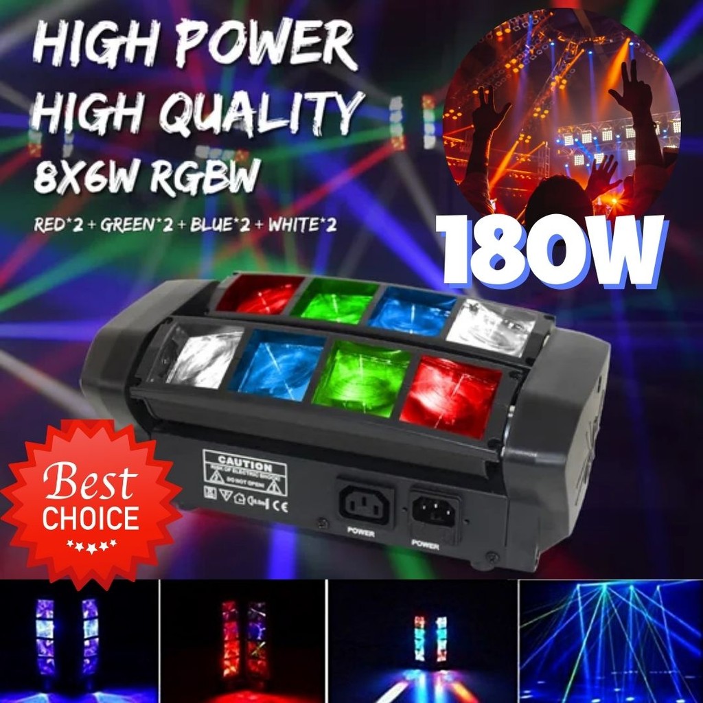 Mini Moving Head Disco Lights LED Moving Head Lights Lampu Disco Spider ...
