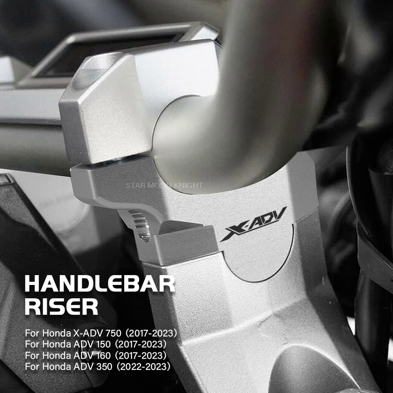 For Honda X-ADV 750 ADV150 ADV160 ADV350 2017- Motorcycle Handlebar Riser Drag Handle Bar Clamp ...