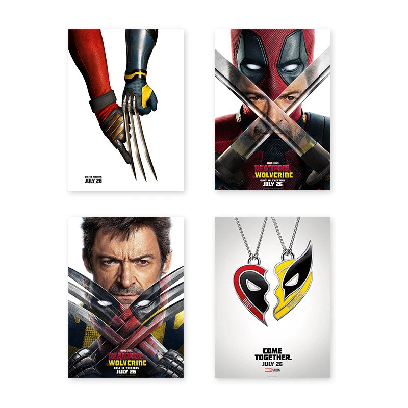 Deadpool & Wolverine Movie Canvas Painting Poster Cuadros Marvel ...