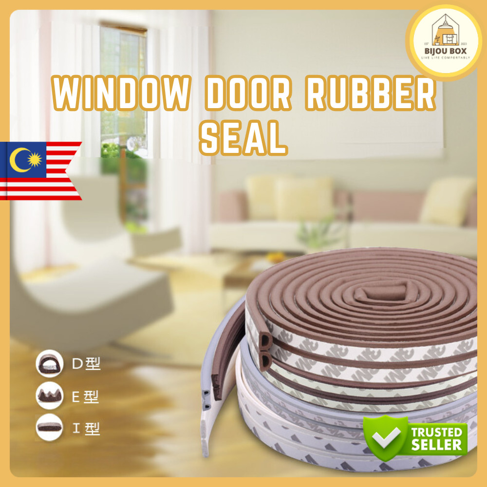 BijouBox 3M Tape Window Door Rubber Seal Strip Sound proof Weather ...