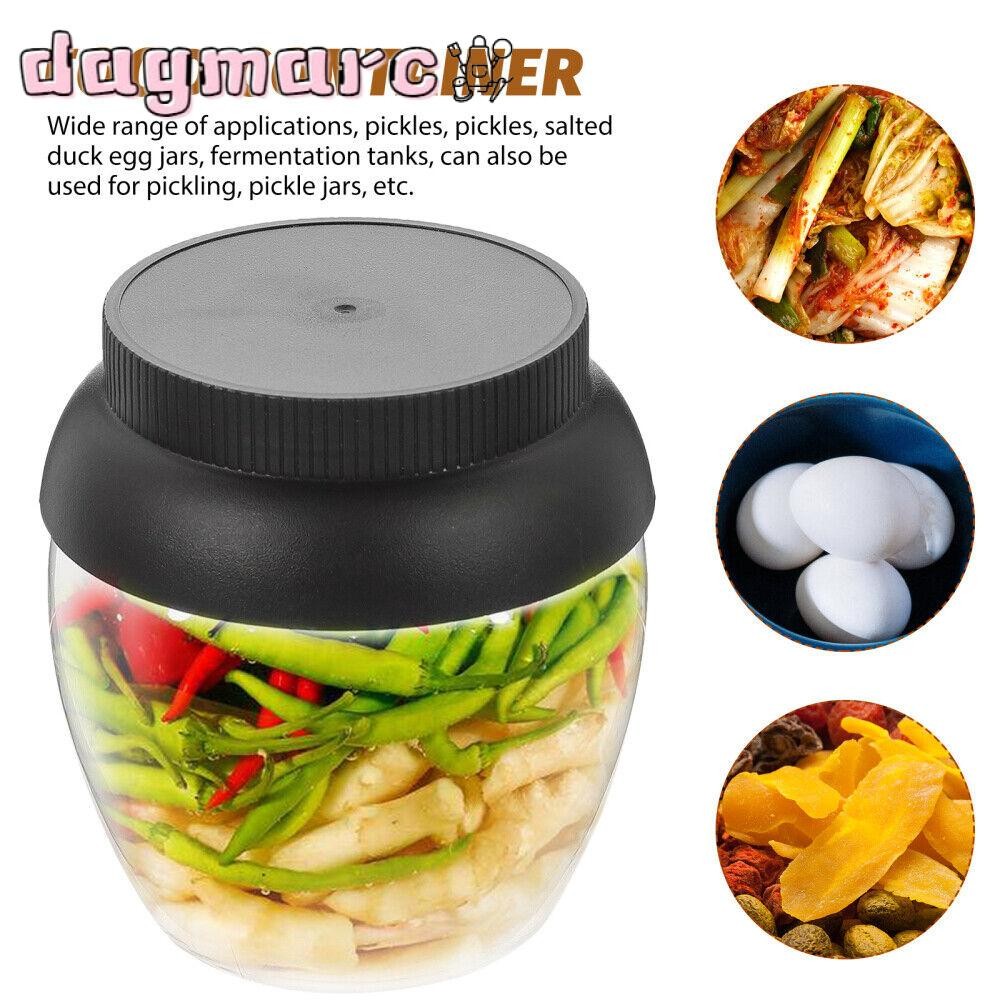 DAGMARC Plastic Pickle Jar, with Lid Seal Kimchi Packaging Can, PET ...