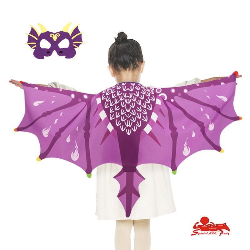 Children's Day Children's Dinosaur Wings Cloak Tyrannosaurus Pterosaur ...