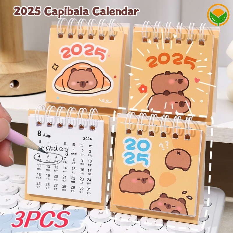 1/3Pcs Portable Daily Planning Small Calendars Creative Student Desk ...