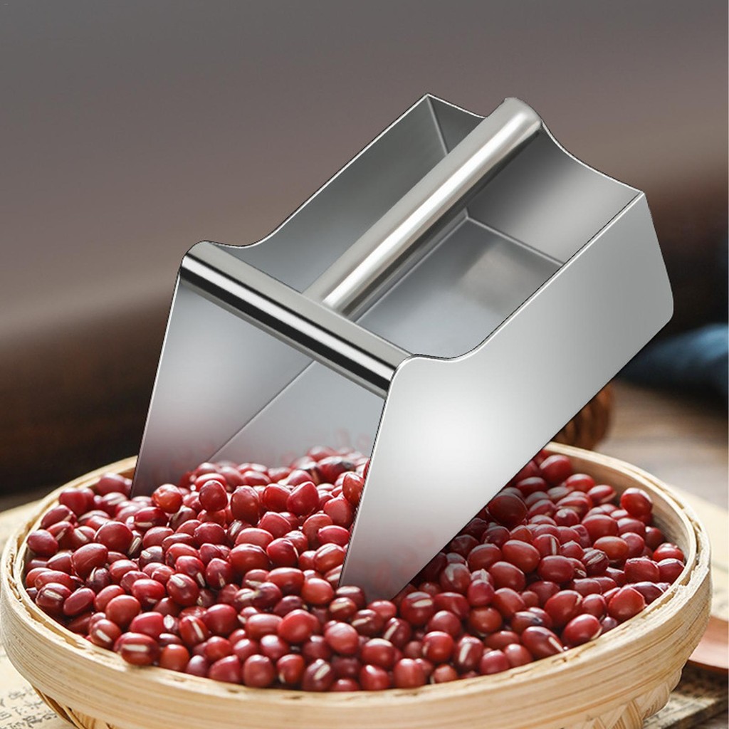 Stainless Steel Food Scoop Food Mover Coffee Bean Food Candy Flour ...