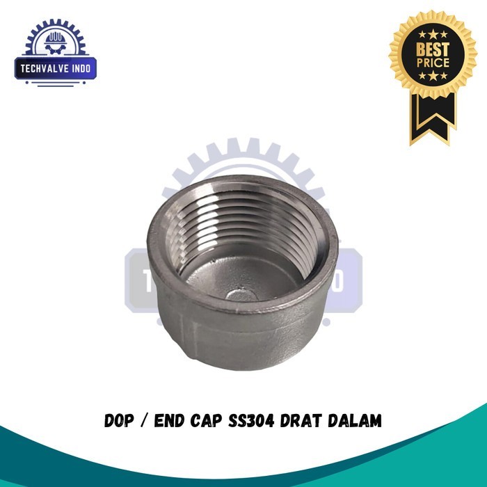 Dop / END CAP SS304 1/4" INCH INSIDE DRAT | Shopee Malaysia