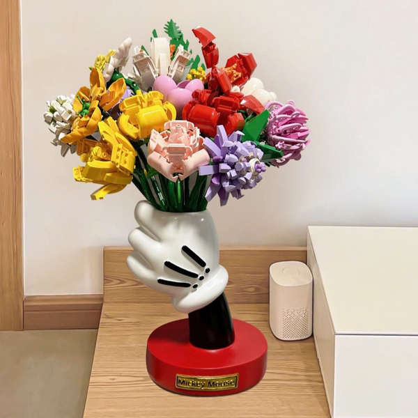 lego flower bouquet lego brick 2024 Perhimpunan Sejambak Blok Bangunan ...