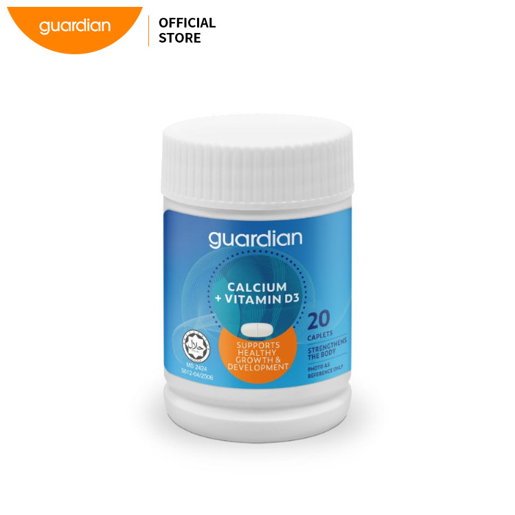 Guardian Calcium + Vitamin D3 20S | Shopee Malaysia