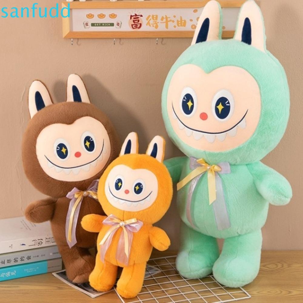 SANFUDD Labubu Plush Stuffed Doll, Stuffed Big Eye Labubu Time Plush ...