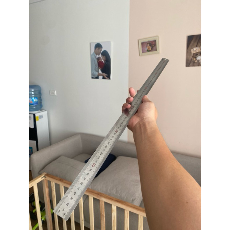 Straight steel ruler 600mm 500mm 1 meter D0019-600 C-MART | Shopee Malaysia
