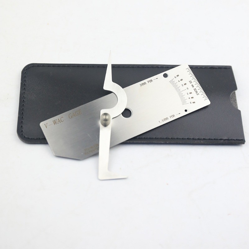 V-WAC type weld depth inspection ruler undercut ruler weld undercut ...