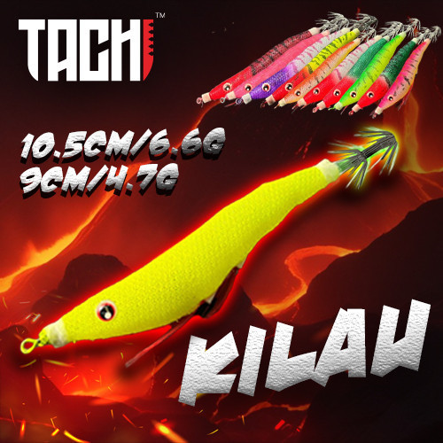TACHI Kilau Candat Sotong 8cm / 10cm Luminous Squid Jig Lures Umpan ...