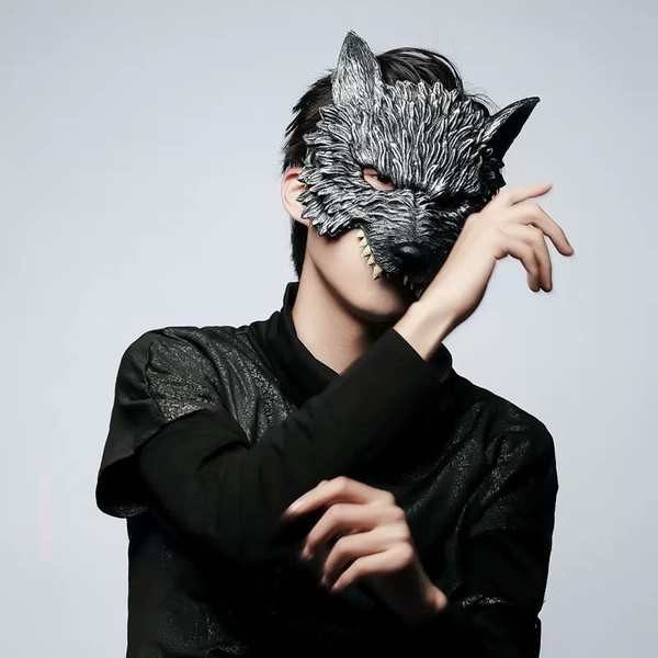 halloween mask halloween Halloween topeng haiwan topeng muka penuh cos ...