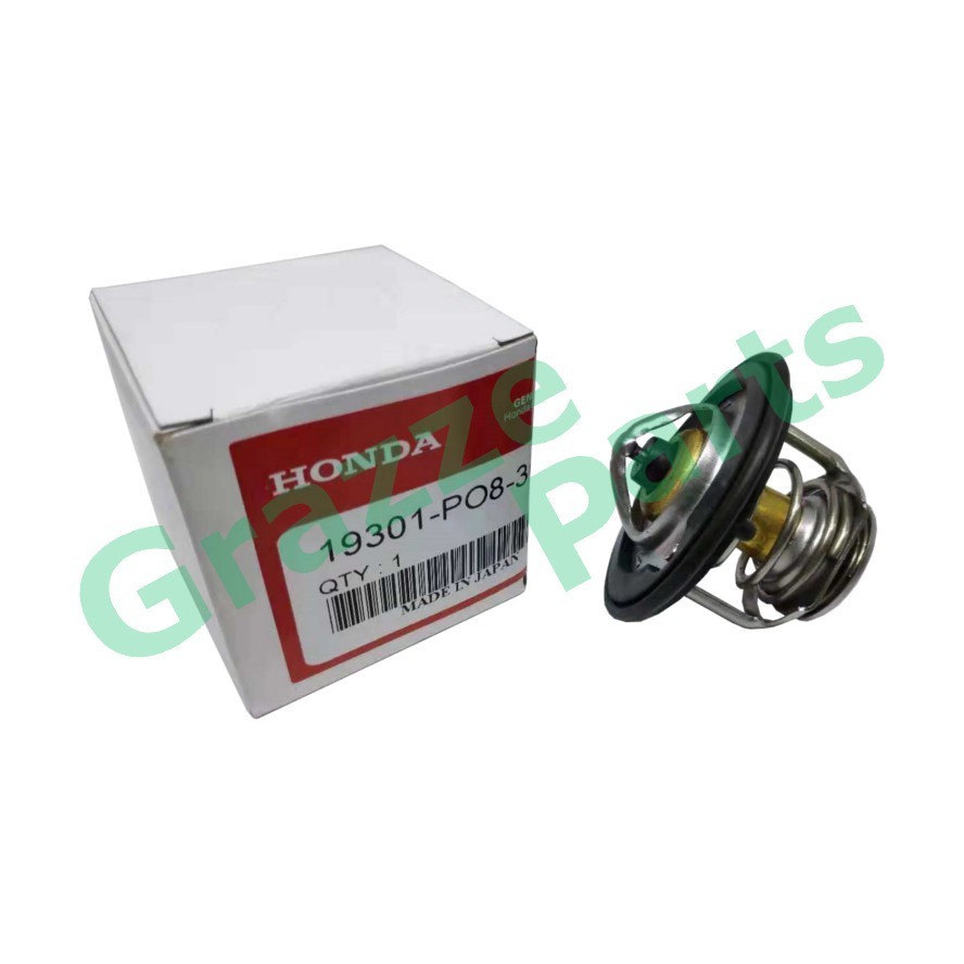 Coolant Thermostat + Sealing Ring for 19301-PO8-305 Honda Accord SM4 ...