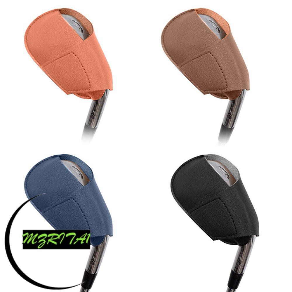 MARITA1 Golf Iron Head Cover Sport Leather Long Neck Driver Protective ...