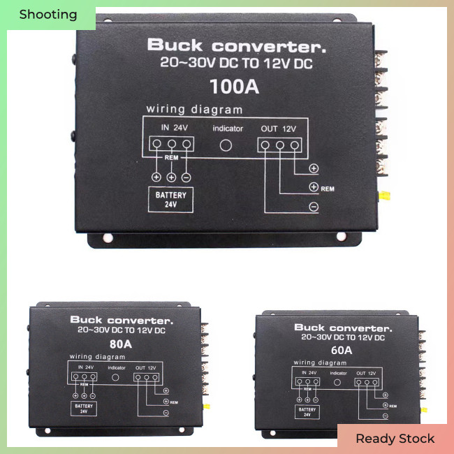 NEW! 24V Step Down To 12V DC Voltage Reducer Converter, Electric Power ...